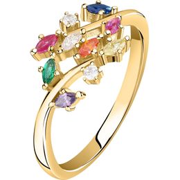 Christ Ring female size 56 Gold / Mixed colors