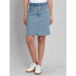 Heine Damen Jeansrock, Blau, Gr. 38, Kurze R&ouml;cke, Material: Baumwolle