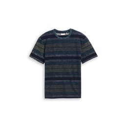 Tom Tailor T-Shirt Herren Gr&ouml;&szlig;e XL hellblau / dunkelblau / basaltgrau / wei&szlig;