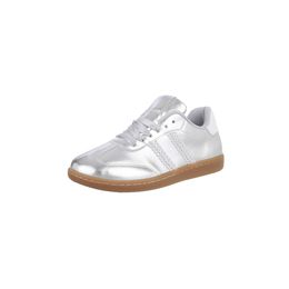 Ital-Design Sneaker Damen Gr&ouml;&szlig;e 36 rosegold / wei&szlig; Sommerschuhe