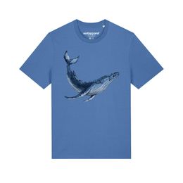 Watapparel T-Shirt ' Wal ' Herren Gr&ouml;&szlig;e XL hellblau / mischfarben