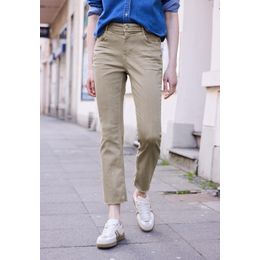 Damen Slim-fit-Jeansschwarz stone sand, Gr. 32, STREET ONE STUDIO, unifarben, Web, 92% Baumwolle, 6% Elastomultiester, 2% Elasthan, Jeans, aus