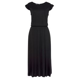Beachtime By Lascana Kleid Damen Gr&ouml;&szlig;e 38 schwarz Sommerkleid