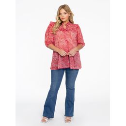 Yoek Tunika Damen Gr&ouml;&szlig;e XXL/XXXL rot / wei&szlig;
