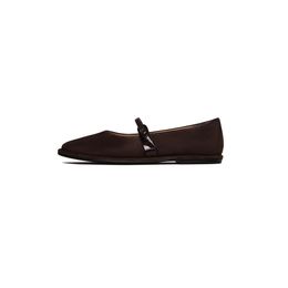 CESARE GASPARI Ballerina Damen Gr&ouml;&szlig;e 40 dunkelbraun Sommerschuhe