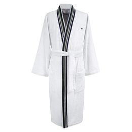 Lacoste Long Bathrobe 'LCLUB' female size XL White