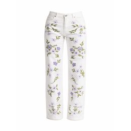 It's Basic Jeans 'LOOSE HIGH RISE JEANS (Lenght 30)' Damen Gr&ouml;&szlig;e 36 white denim