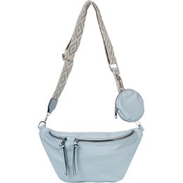 styleBREAKER Umh&auml;ngetasche 'Halbmond Crossbody Bag Set 3-Teilig' Damen Gr&ouml;&szlig;e One Size hellblau