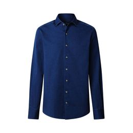 Hackett London Button Up Shirt ' ESS' male size XL Dark blue