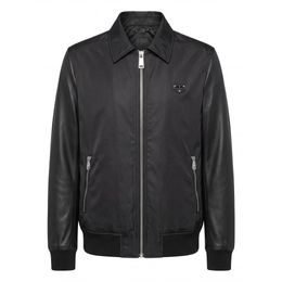 Philipp Plein &Uuml;bergangsjacke Herren Gr&ouml;&szlig;e XL schwarz Sommerjacke
