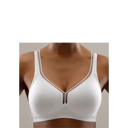 T-Shirt-BH, Bunt, Gr. 80C, petite fleur by Lascana, Damen, BHs, Material: Baumwolle, Elasthan