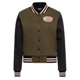 Queen Kerosin Between-Season Jacket 'Heartbreak Garage' female size L Green