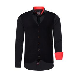 Rusty Neal Hemd Herren Gr&ouml;&szlig;e S neonorange / schwarz