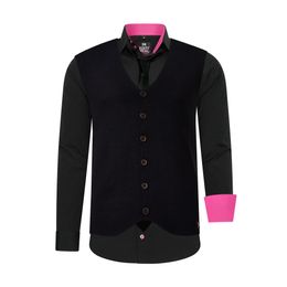 Rusty Neal Hemd Herren Gr&ouml;&szlig;e XL pink / schwarz