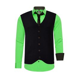 Rusty Neal Hemd Herren Gr&ouml;&szlig;e XL neongr&uuml;n / schwarz