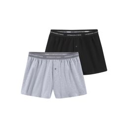 Copenhagen Studios Boxershorts Herren Gr&ouml;&szlig;e L grau / graumeliert / schwarz / wei&szlig;