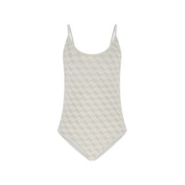 Guess Badeanzug Damen Gr&ouml;&szlig;e XS beige / wei&szlig;