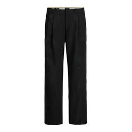 Jack & Jones Jack & Jones Bundfaltenhose 'JPSTBILL JJDAYTONA' Herren Gr&ouml;&szlig;e 33 schwarz / wei&szlig;