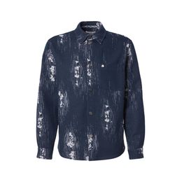 Scotch & Soda SCOTCH & SODA Button Up Shirt male size XXL Navy / White