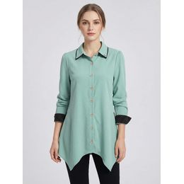 Lapaplus Bluse 'Women Tops' Damen Gr&ouml;&szlig;e XL gr&uuml;n