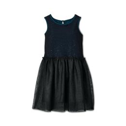 Tchibo - T&uuml;llkleid - M&auml;dchen - Gr. 122/128 - dunkelblau