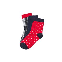 Tchibo - 3 Paar Socken - Damen - Gr. 35-38 - dunkelblau