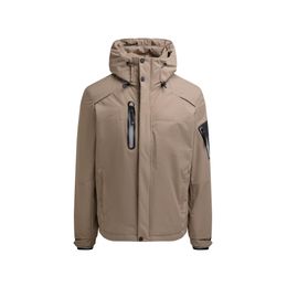 Gaastra Funktionsjacke mit Kapuze Herren Gr&ouml;&szlig;e L hellbraun