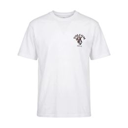 Volcom T-Shirt 'Bad Luck' Herren Gr&ouml;&szlig;e L beige / blau / schwarz / wei&szlig;