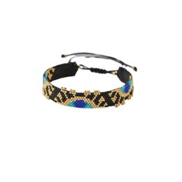 The Gem Stories Jewelry Armband 'Mystic Eye Miyuki' Damen Gr&ouml;&szlig;e 17 / 20 schwarz
