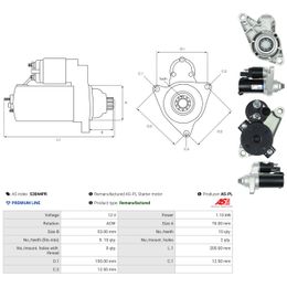 AS-PL Starter s3044pr f&uuml;r VW