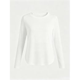 G4Free Shirt 'G4Free Damen Langarmshirt UPF 50+ Sonnenschutz, Atmungsaktiv & Schnelltrocknend, Sportshirt mit Seitenschlitzen' female size XXL White