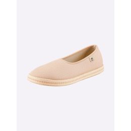 Heine Ballerina, Natur, Gr. 40, Damen, Ballerinas, Material: Textil
