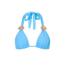 Moda Minx Bikinitop 'Nautilis Shell' Damen Gr&ouml;&szlig;e 75 hellblau