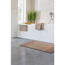 Grund Badteppich, Braun, Gr. 50x60 cm - rechteckig, Badematten, 100% Baumwolle