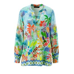 Aniston Selected Bluse Damen Gr&ouml;&szlig;e XXXL blau / gr&uuml;n / koralle