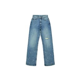 Dr. Denim Jeans 'Echo High Straight' female size 28 Sky blue