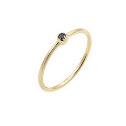Elli Premium Ring 'Solit&auml;r-Ring' Damen Gr&ouml;&szlig;e 54 gold