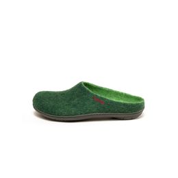 MagicFelt Hausschuh 'Filzpantoffel MagicFelt 736' Herren Gr&ouml;&szlig;e 45 dunkelgr&uuml;n