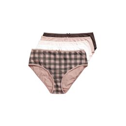 Ulla Popken Panty female size XL/XXL Light brown / Pink / White