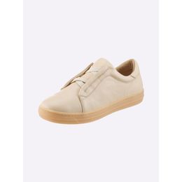 Andrea Conti Damen Sneaker, Natur, Gr. 42, Sneakers & Schn&uuml;rer, Material: Rindsleder