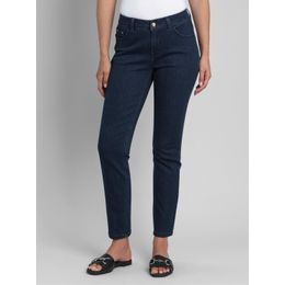 Heine Damen 5-Pocket-Jeans, Schwarz, Gr. 48, Straight, Material: Baumwolle
