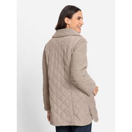 Heine Damen 2-in-1-Jacke, Braun, Gr. 38, Winterjacken, Material: Polyamid