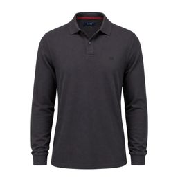 GORG Shirt 'Herren Langarm Poloshirt aus 100% Bio-Baumwolle' Herren Gr&ouml;&szlig;e XXL anthrazit