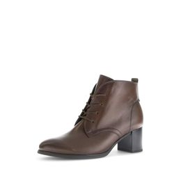 Gabor Lace-Up Ankle Boots female size 38.5 Dark brown