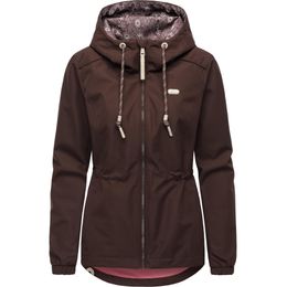 Ragwear Performance Jacket 'Dankka' female size L Brown