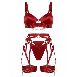Orchibelle Underwear Sets 'Janelly' female size 90 Red