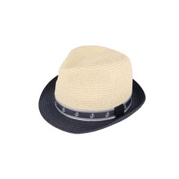 MaxiMo Hut 'KIDS BOY-Trilby Anker' Jungen Gr&ouml;&szlig;e 53 wei&szlig;