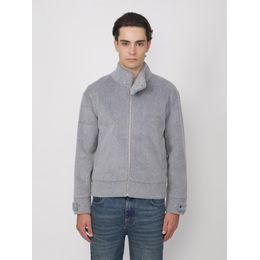 Shambles &Uuml;bergangsjacke 'Snap-Tab Collar Blouson' Herren Gr&ouml;&szlig;e S hellgrau Sommerjacke
