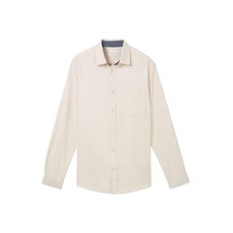 Tom Tailor Button Up Shirt male size XXXL Light beige