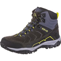 8848 Outdoor Boots 'HIKER' Herren Gr&ouml;&szlig;e 41 dunkelbraun / zitrone / grau